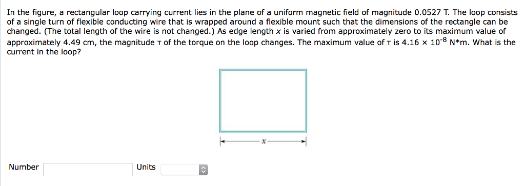 Solved In the figure, a rectangular loop carrying current | Chegg.com