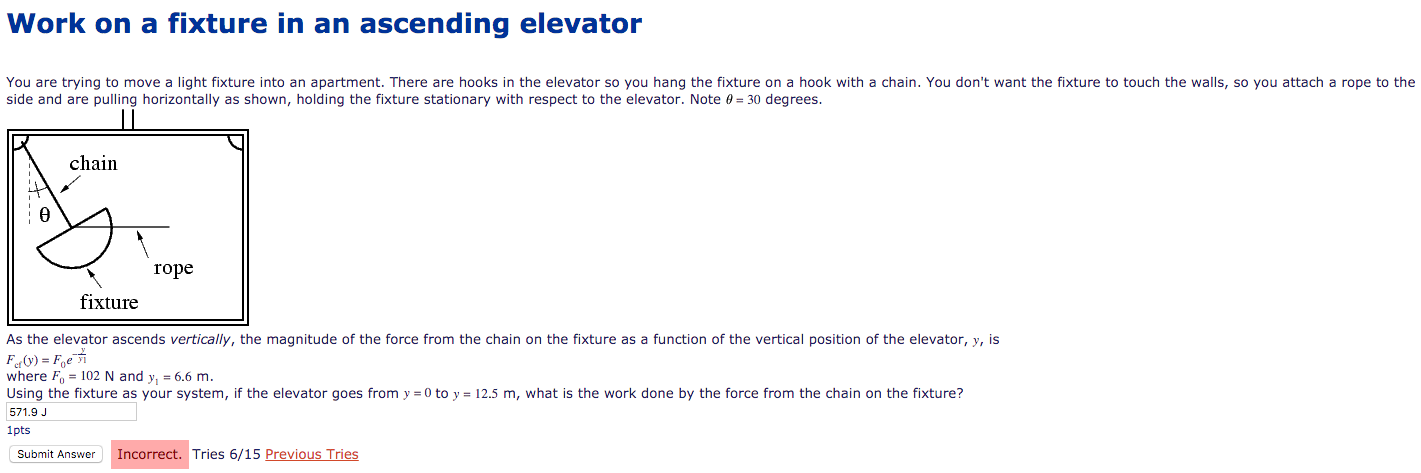 Solved Work on a fixture in an ascending elevator You are | Chegg.com