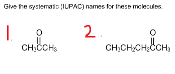 Solved Give the systematic (IUPAC) names for these | Chegg.com