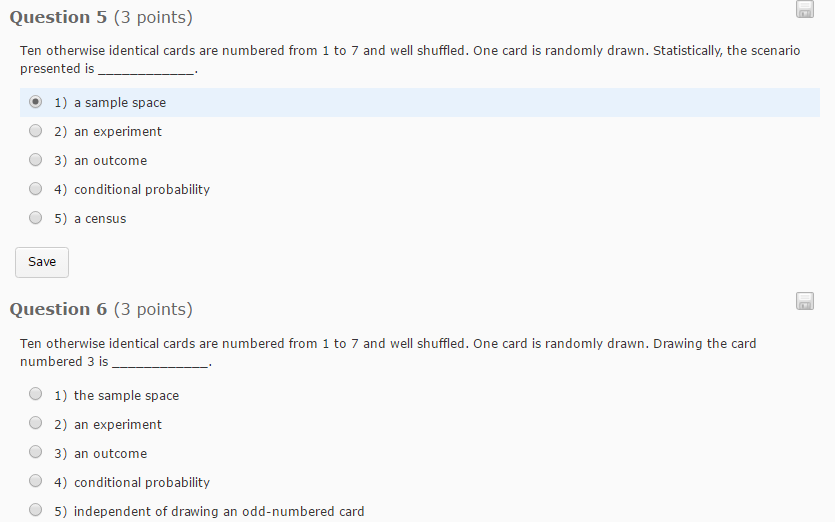 Solved Ten otherwise identical cards are numbered from 1 to | Chegg.com
