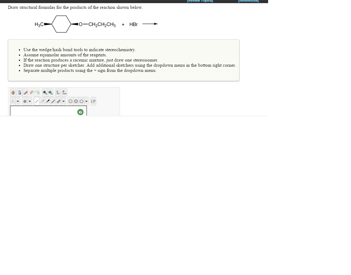 Solved Draw structural formulas for the products of the | Chegg.com