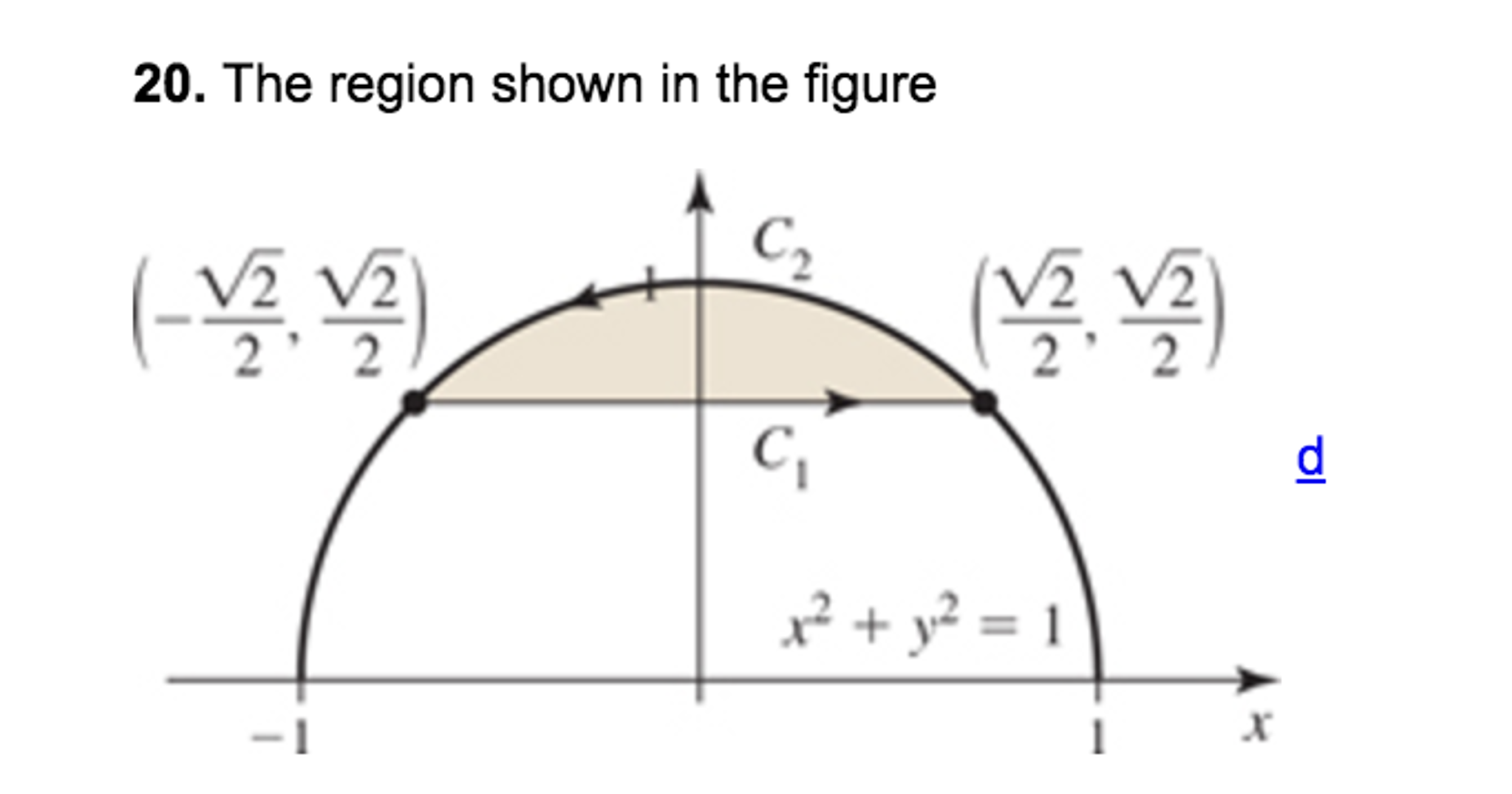 Solved Use a line integral to find the area of the following | Chegg.com