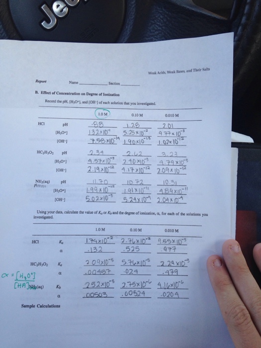 Solved In part B of the procedure, what trend (increase, | Chegg.com