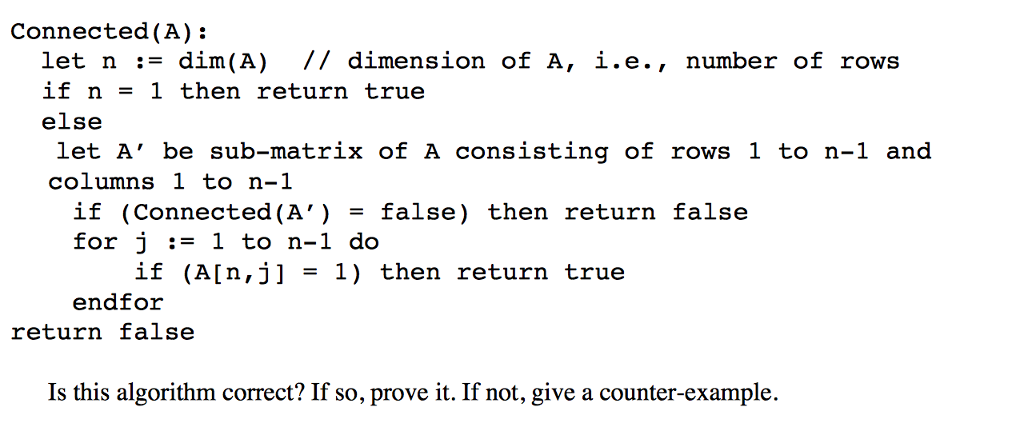 Here is an attempt at a decrease-and-conquer | Chegg.com