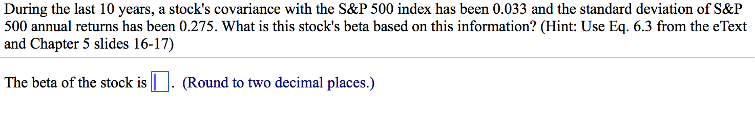Solved The correlation coefficient between the returns of a | Chegg.com