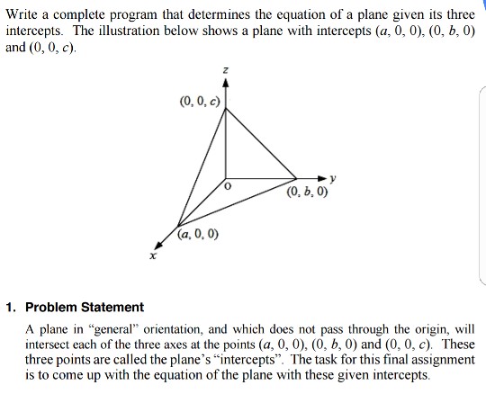 Solved Wrie a complete program that determines the equation | Chegg.com