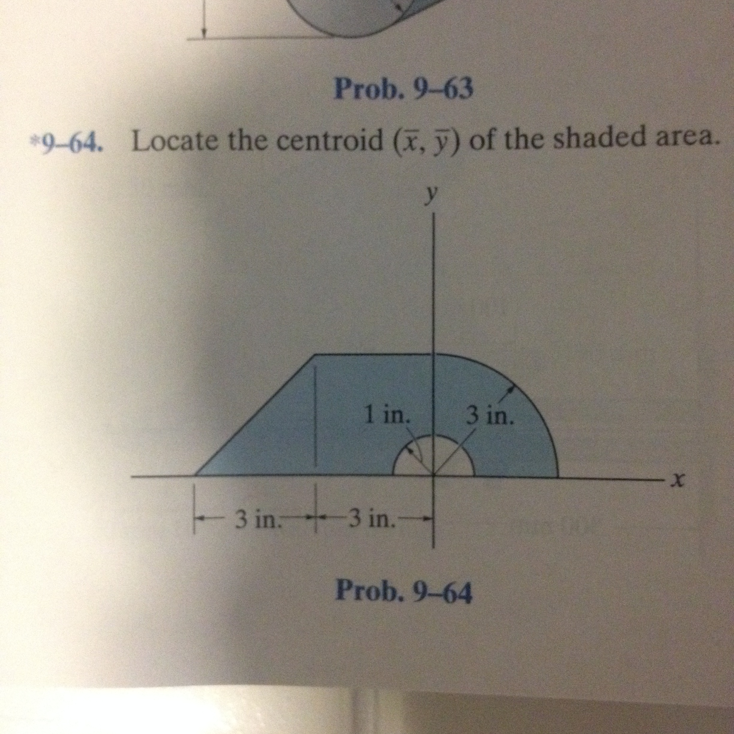 Solved Locate the centroid (overline x, overline y) of the | Chegg.com