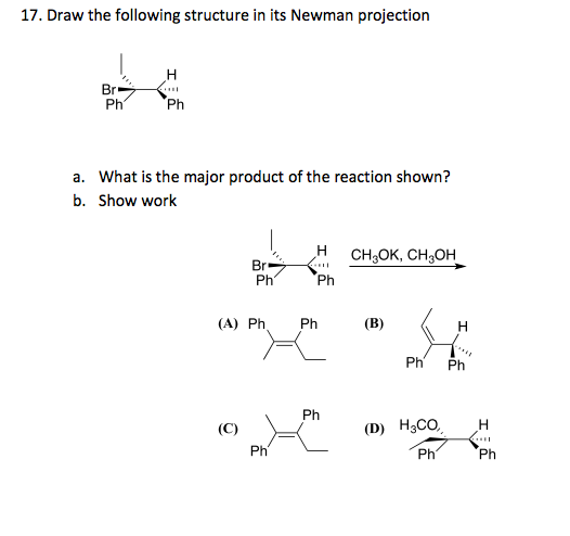 Solved Draw the following structure in its Newman projection | Chegg.com