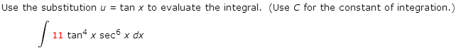 Solved Use the substitution u = tan x to evaluate the | Chegg.com