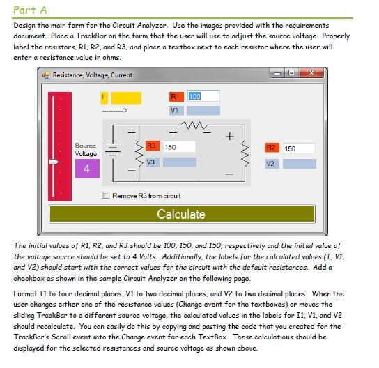 visual c# : In this lab, you will write a visual C# | Chegg.com