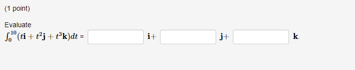 Solved (1 point) Calculate r'(t) and r Solved (1 point) Calculate r'(t) and r