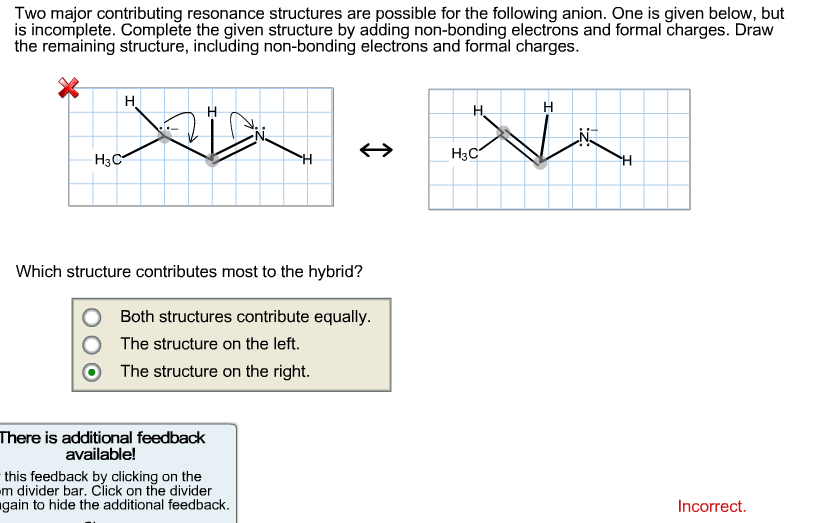 Solved Two major contributing resonance structures are | Chegg.com