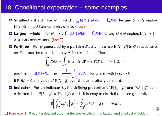 Smallest sigma-field For G = {theta, ohm}, integral_G | Chegg.com