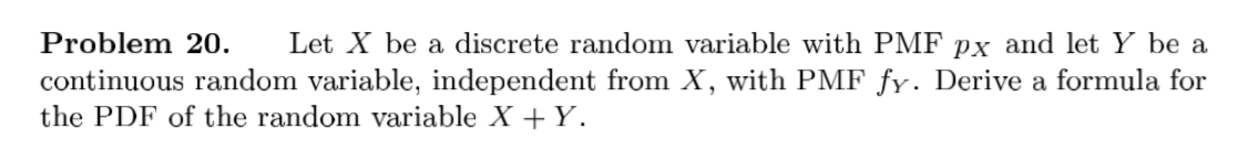 Solved Let X be a discrete random variable with PMF p_X and | Chegg.com