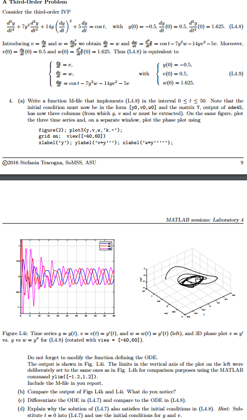 Solved A Third-Order Problem Consider the third-order IVP | Chegg.com