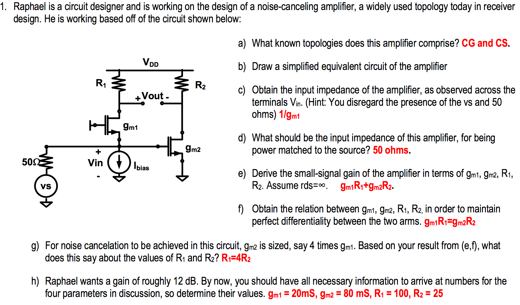 Solved Raphael Is A Circuit Designer And Is Working On The