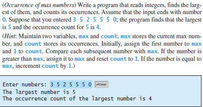 Solved est of them, and counts its occurrences. Assume that | Chegg.com