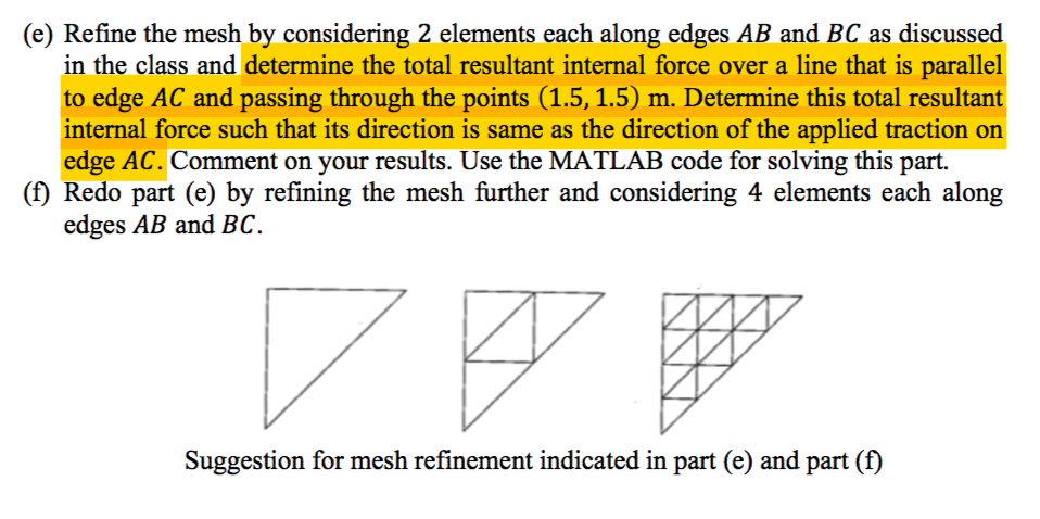 Finite element method with 2D CST elements on | Chegg.com