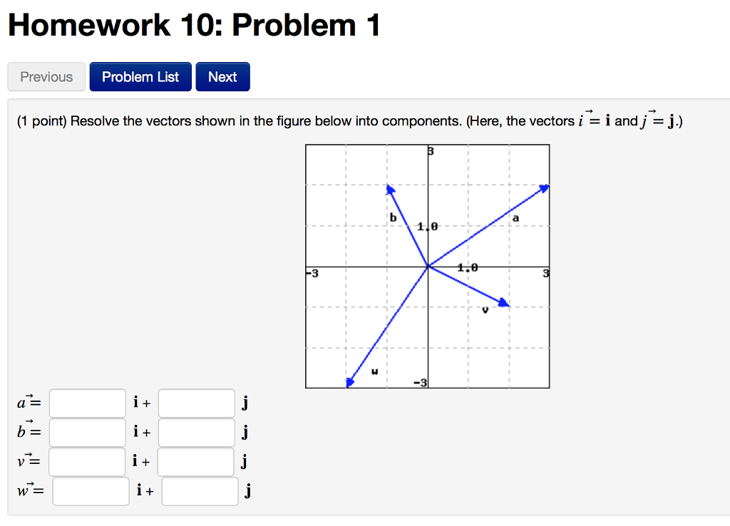 Solved Homework 10: Problem 1 Previous Problem List Next (1 | Chegg.com Solved Homework 10: Problem 1 Previous Problem List Next (1 | Chegg.com