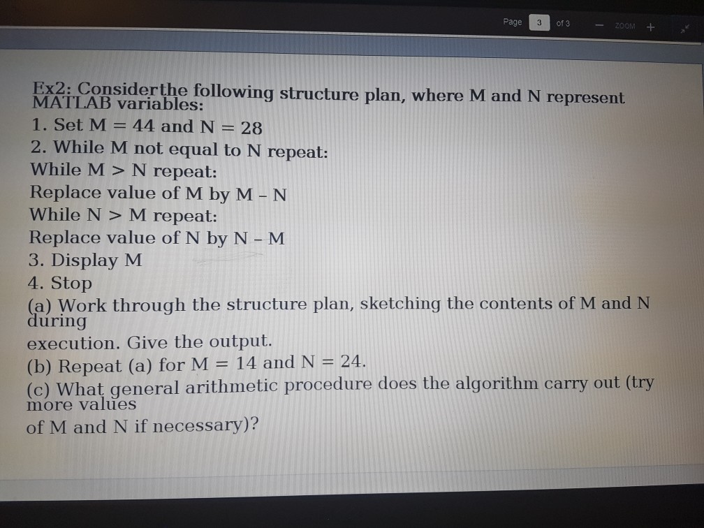 Solved Page of 3ZOOM + 3 Fx2: Considerthe following | Chegg.com