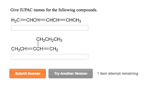 Solved Give IUPAC names for the following compounds. | Chegg.com