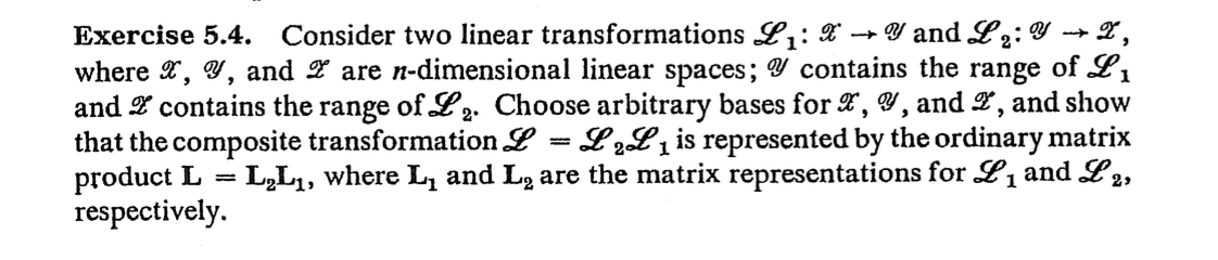 Solved Consider two linear transformations L_1: x rightarrow | Chegg.com