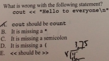 Solved What is wrong with the following switch statement? | Chegg.com