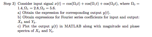 Solved onsider where 120 1.4, Ω| = 2.8,Mg = 5.6. a) Obtain | Chegg.com