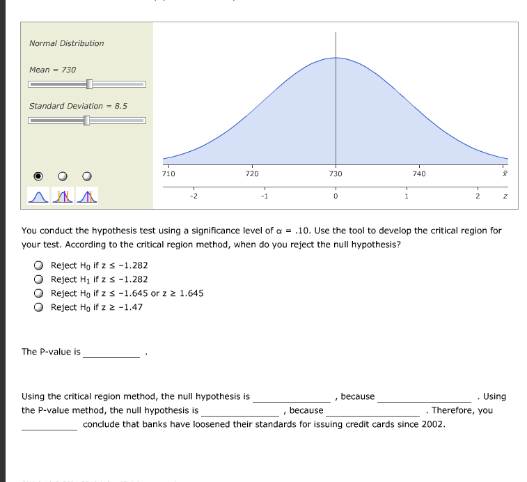 Solved Testing A Population Mean Population Standard