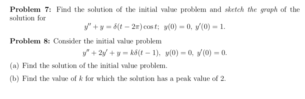 Solved Problem 1: For each of the following functions do the | Chegg.com