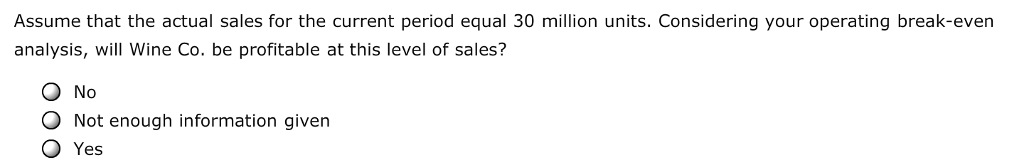 Solved 3. Operating break-even graph analysis Aa Aa When | Chegg.com