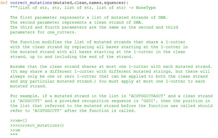 Solved How to write body function? def correct | Chegg.com