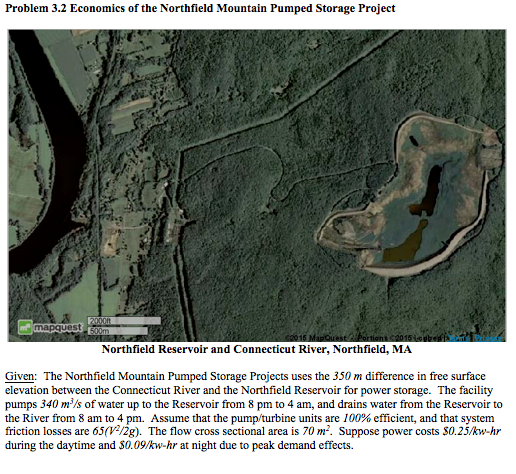Problem 3.2 Economies of the Northfield Mountain | Chegg.com