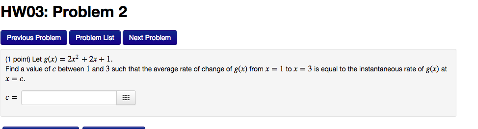 Solved HW03 Problem Previous Problem Problem List Next | Chegg.com