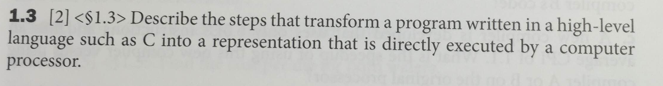 Solved 1.3 21 si 3 Describe the steps that transform a | Chegg.com