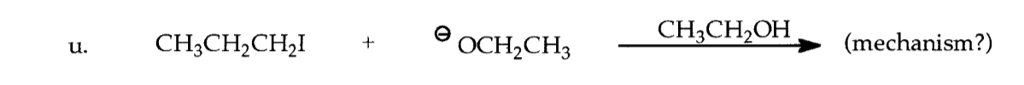 Solved u. 3 12 12 OCH2CH3 CH3CHOH (mechanism?) | Chegg.com