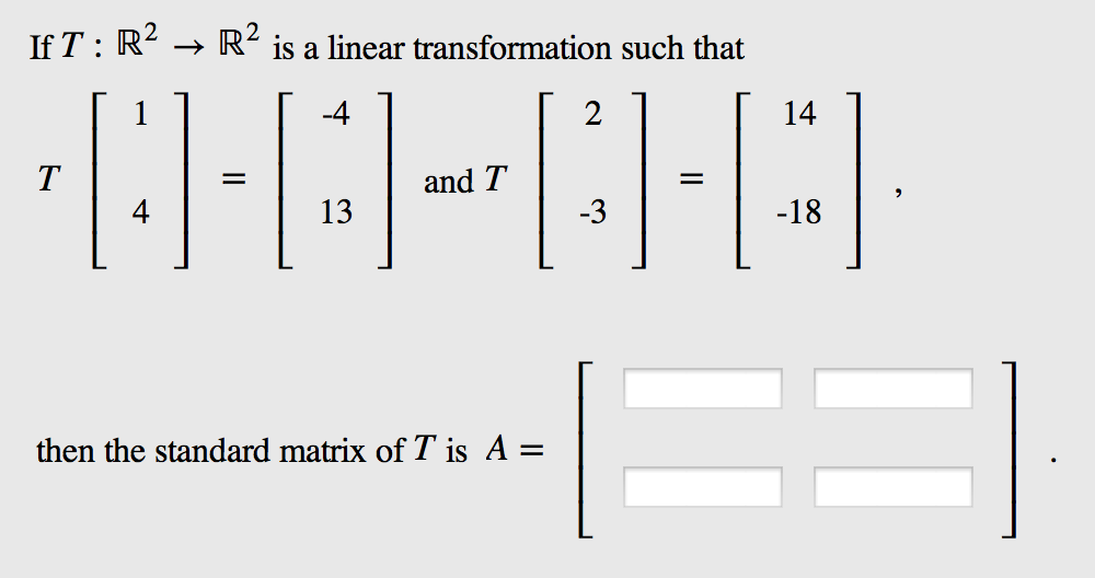 Solved If T: R^2 right arrow R^2 , is a linear | Chegg.com