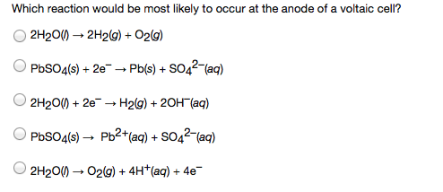 Solved Which reaction would be most likely to occur at the | Chegg.com