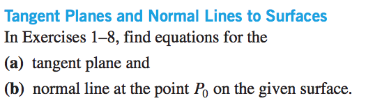 Solved Tangent Planes and Normal Lines to Surfaces In | Chegg.com