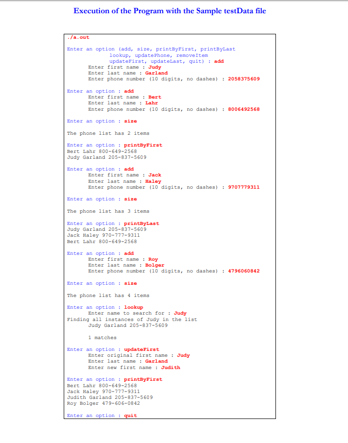 C language. I attached a basic overview on how the | Chegg.com
