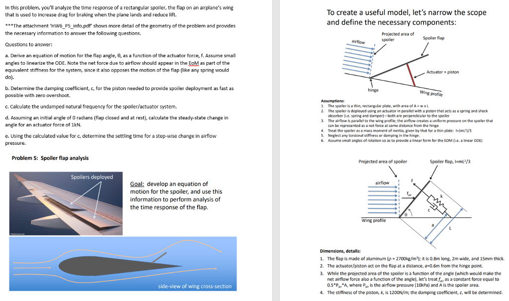 In this problem, you'll analyze the time response of | Chegg.com