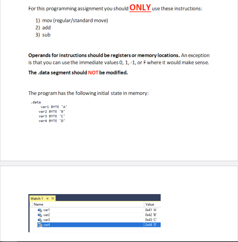 ; Program template .386 .model flat,stdcall | Chegg.com