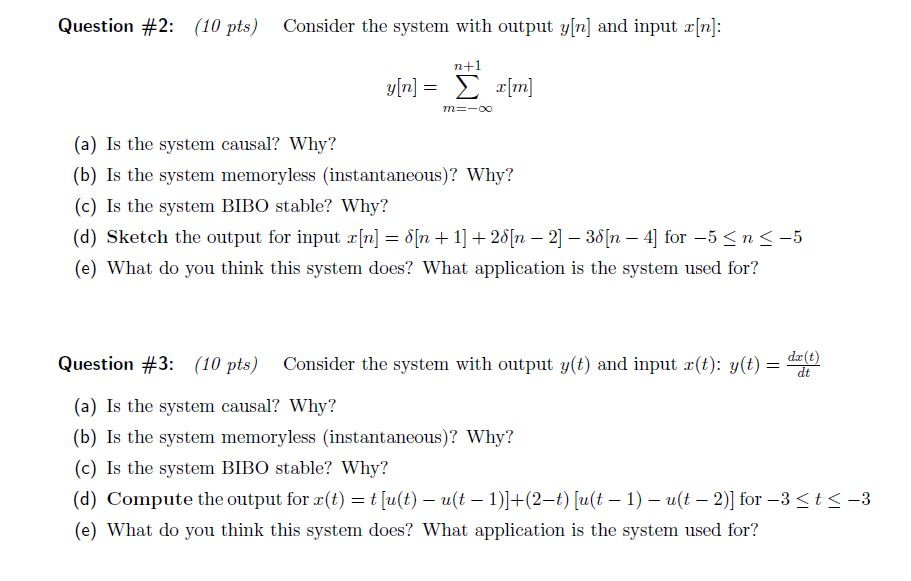 Solved 2) and 3) Please solve it complete, correct and | Chegg.com