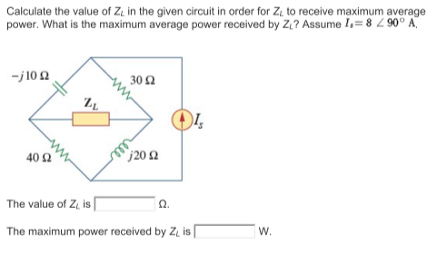 Solved Calculate the value of Zt in the given circuit in | Chegg.com