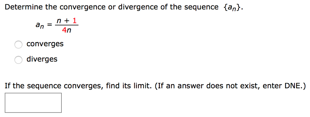 Solved Determine the convergence or divergence of the | Chegg.com