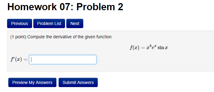 Solved Homework 07: Problem 2 PreviouS Problem List Next (1 | Chegg.com