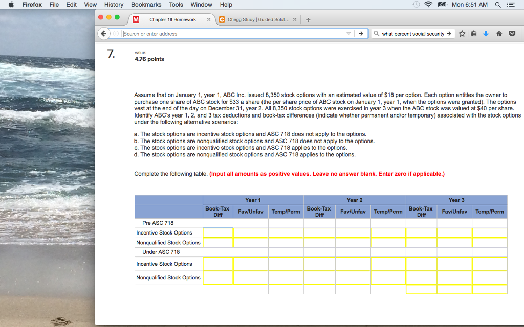 Solved Assume that on January 1, year 1, ABC Inc. issued 8, | Chegg.com