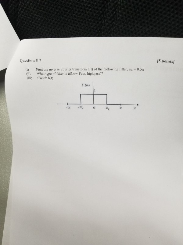 Solved Question # 7 15 points (i) (ii) (iii) Find the | Chegg.com