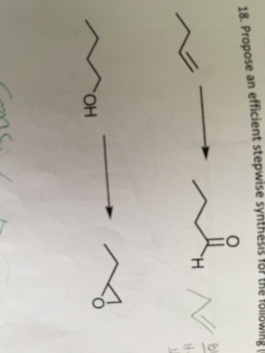Solved Propose an efficient stepwise synthesis for the | Chegg.com