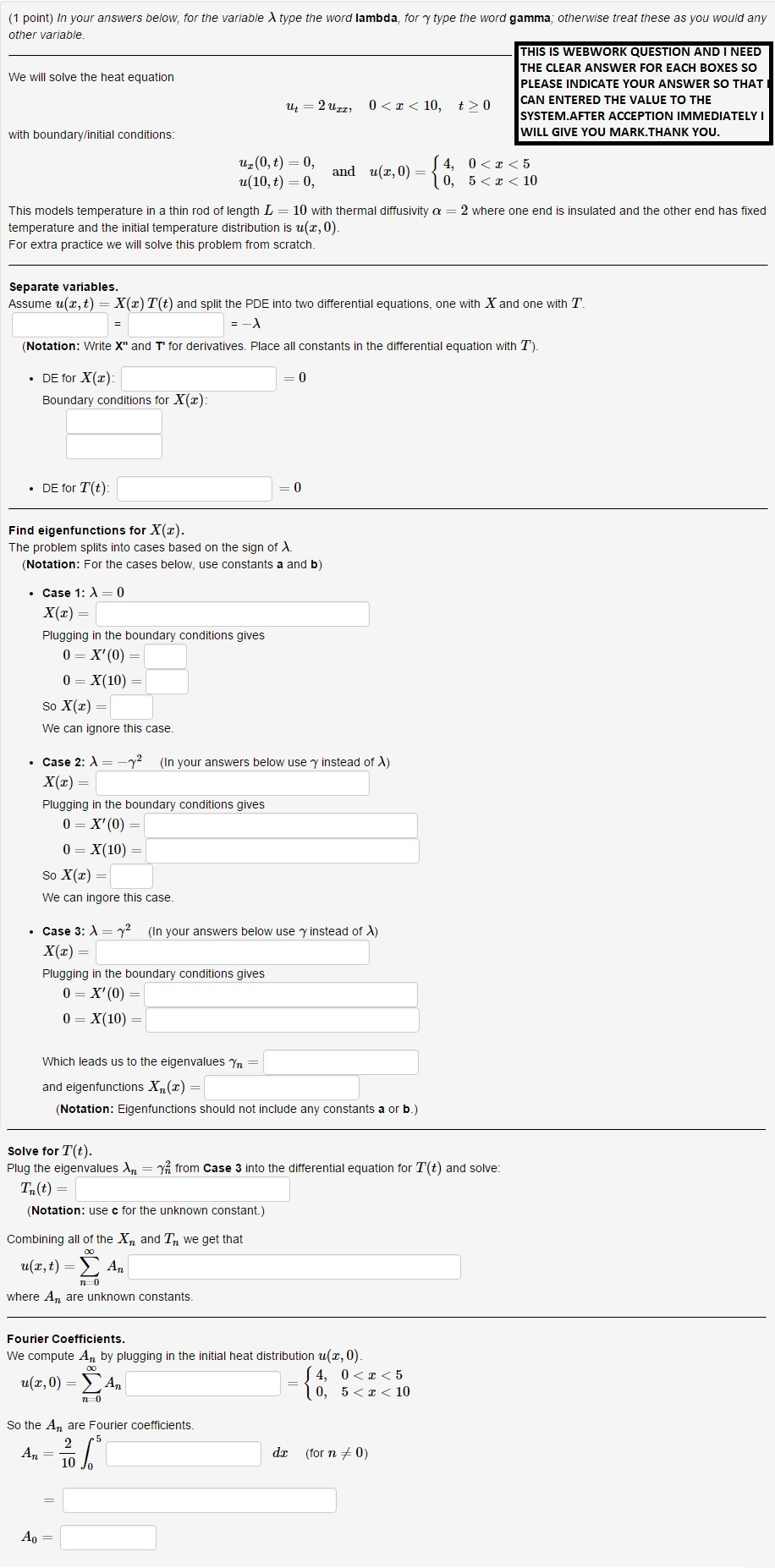 Solved In Your Answers Below For The Variable Lambda Type